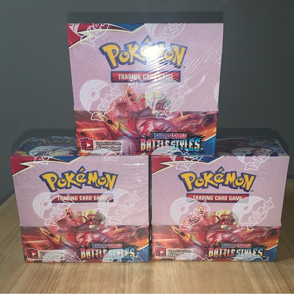 Pokemon | Toys | Pokmon Battle Styles Booster Boxes X 3 | Poshmark